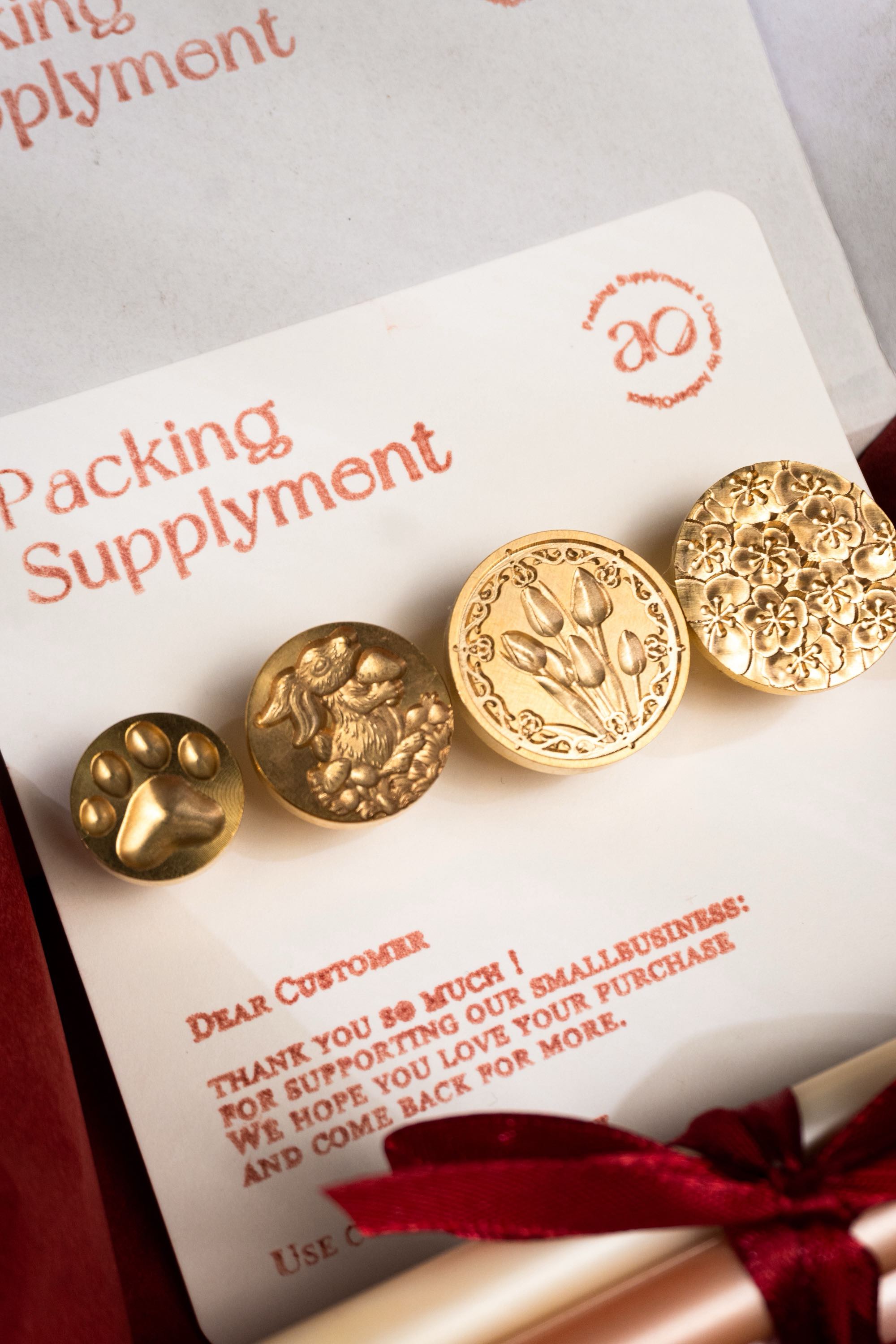 AmberObject: Custom embosser, Personalised wax seals